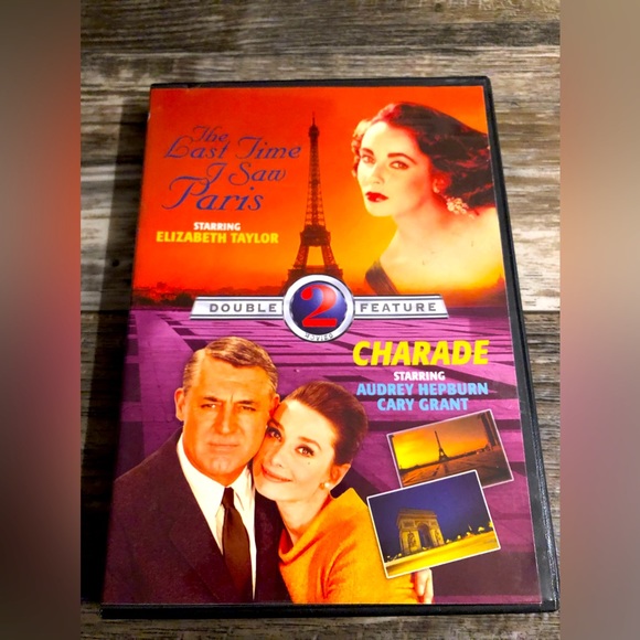 American Vintage | Media | Dvd 2 Disc Collection The Last Time I Saw Paris Charade Audrey ...
